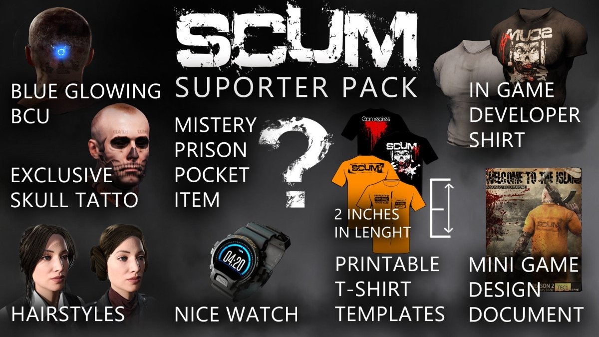 SCUM Supporter Pack Satın Al | %100 Orijinal (İndirimli Fiyat!) – Oynasana